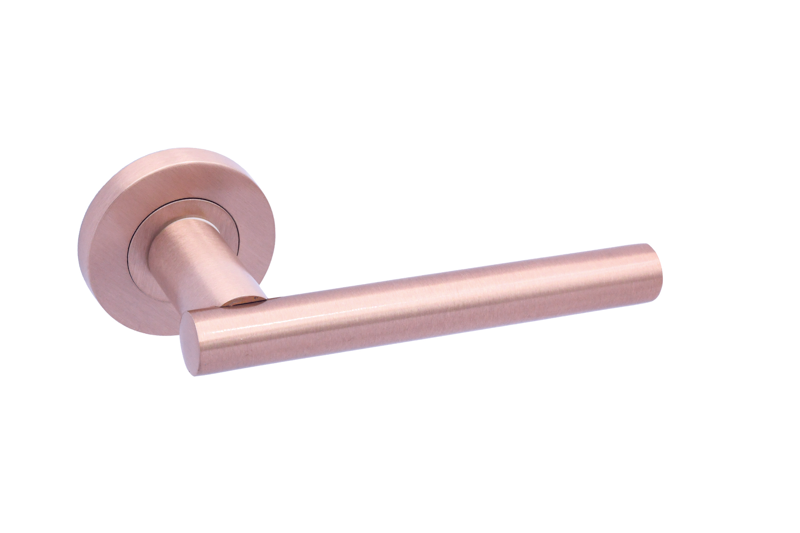 Hyperion Rose Gold Door Handle Pack by LPD Doors