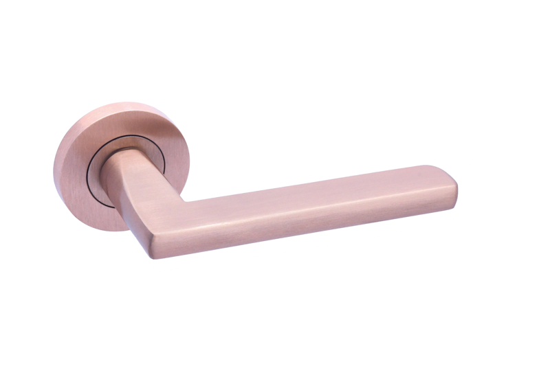 Parma Rose Gold Door Handle Pack by LPD Doors